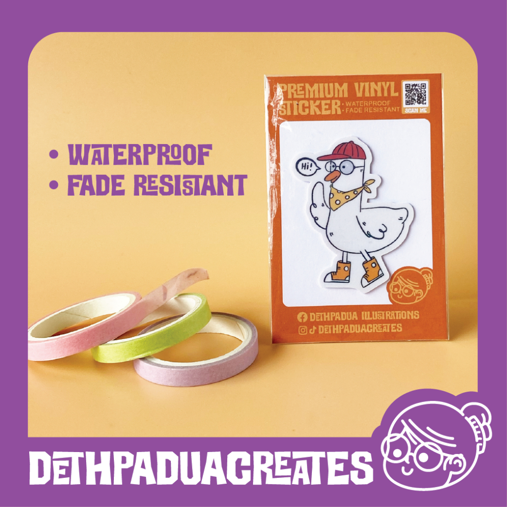 Hi Duckie Die Cut Sticker | Shopee Philippines