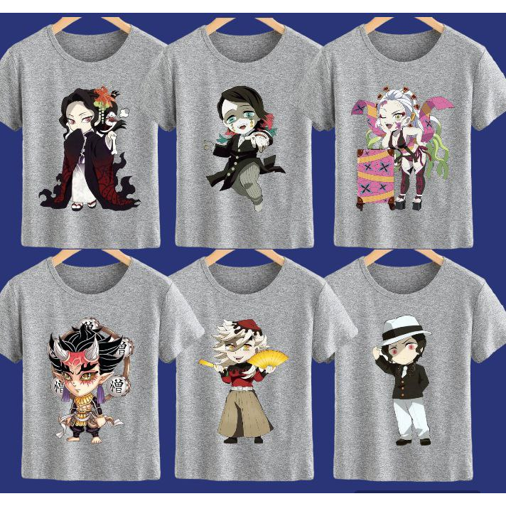 DEMON SLAYER Gray Shirts for Kids and Adults [17 to 31] | Shopee ...