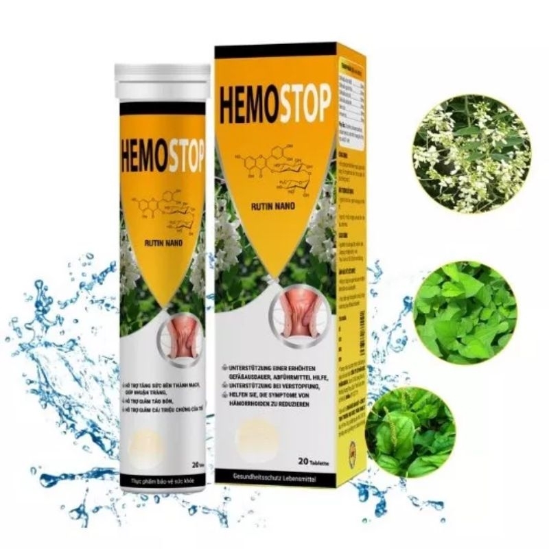 HEMOSTOP for Hemorrhoids 20 Effervescent | Shopee Philippines