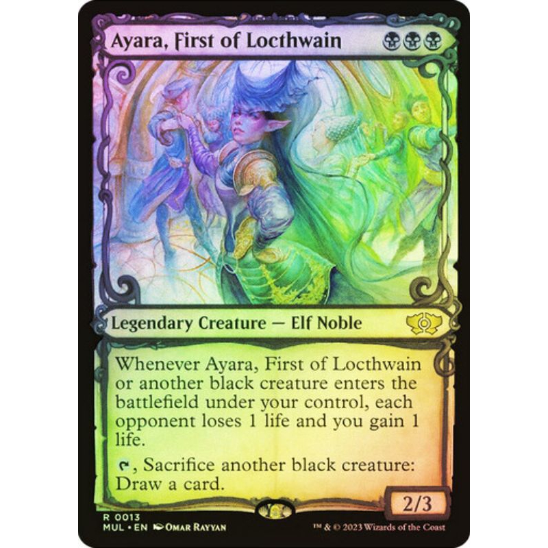 Ayara, First of Locthwain - MUL - Rare - MTG Cards (WotC) | Shopee ...