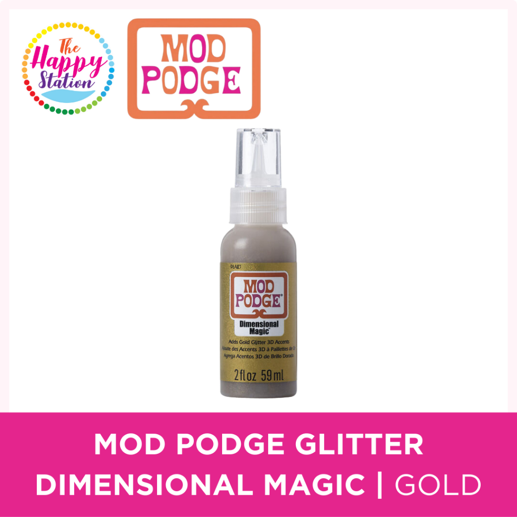 MOD PODGE | Glitter Dimensional Magic, Gold - 2fl oz. | Shopee Philippines