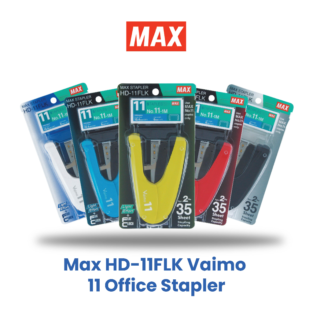 MAX HD-11FLK Vaimo 11 - Office Stapler, School and Office Supply ...