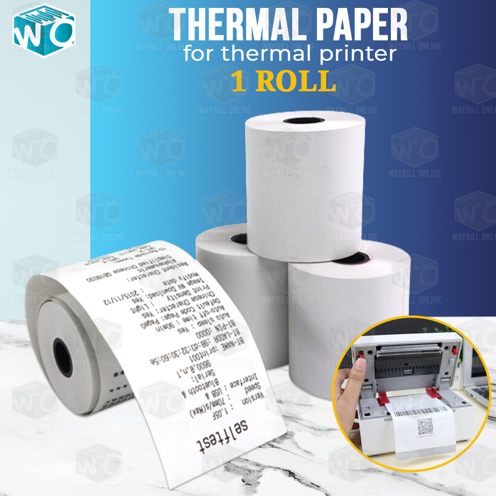 Receipt Paper 70GSM (80mm x 50mm, 60mm, 70mm, 80mm) 1ROLL for POS ...