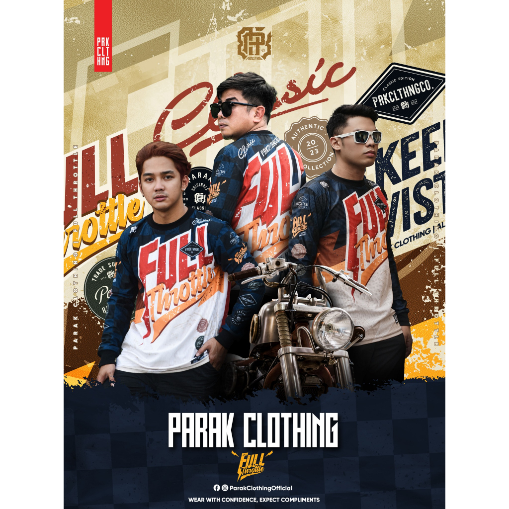 FULL THROTTLE LONG SLEEVES PARAK CLOTHING ORIGINAL AIRCOOL LIMITED ...