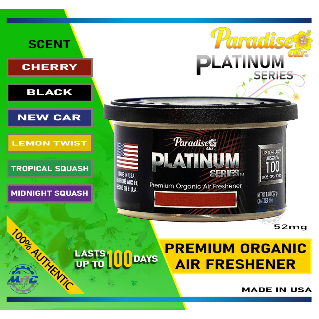 Paradise Air Orgnanic Car air freshener Air Freshener 52g and 42g ...