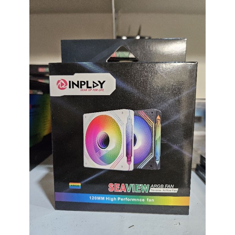 Inplay Seaview Tower X1 & X3 (Sinlge & Triple) 120mm ARGB Case Fans ...