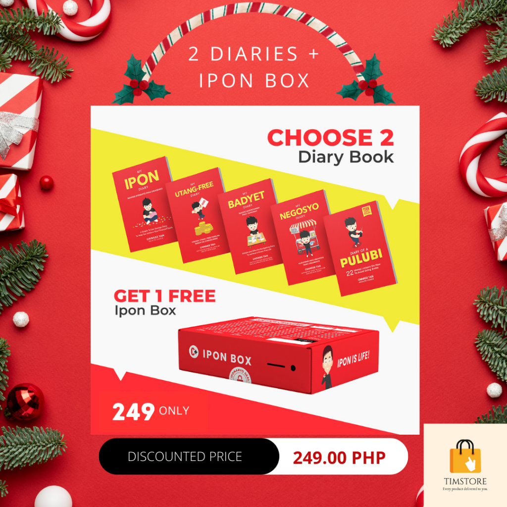 Chinkee Tan Diary Books with Ipon Box | Shopee Philippines