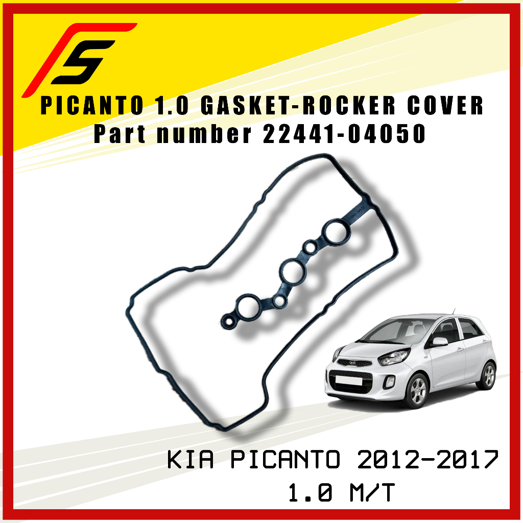 Cylinder Head Cover Gasket / Rocker Cover Gasket For Kia Picanto 1.0 M ...