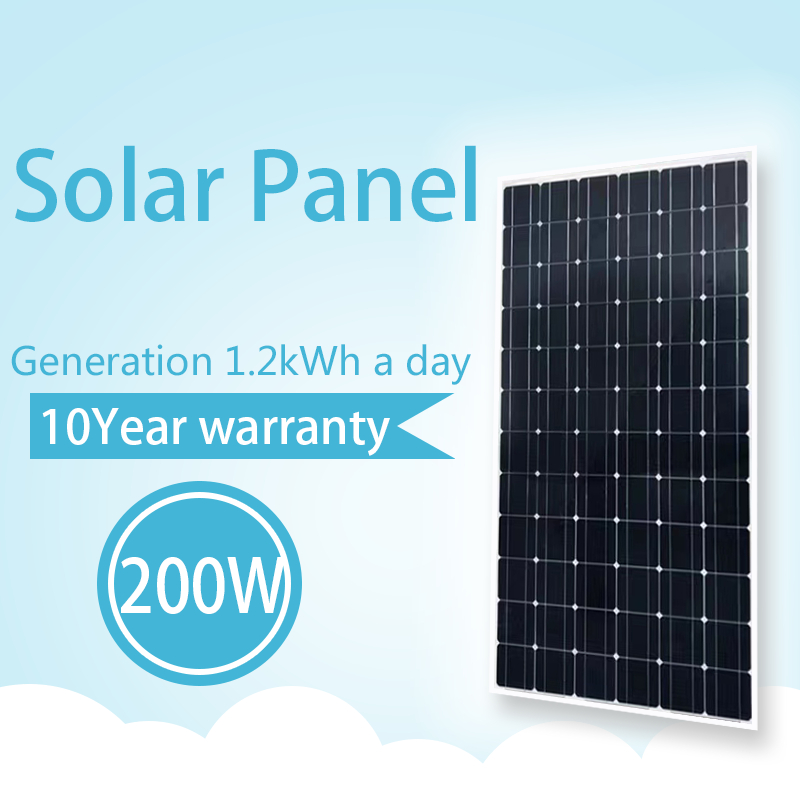 【Full power】 200W Imported Quality Full Power Solar Panel Generates 1 ...
