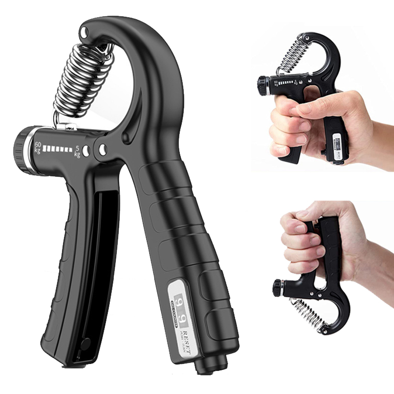 Hand Grip Strengthener, Grip Strength Trainer, Finger Forearm Exerciser ...