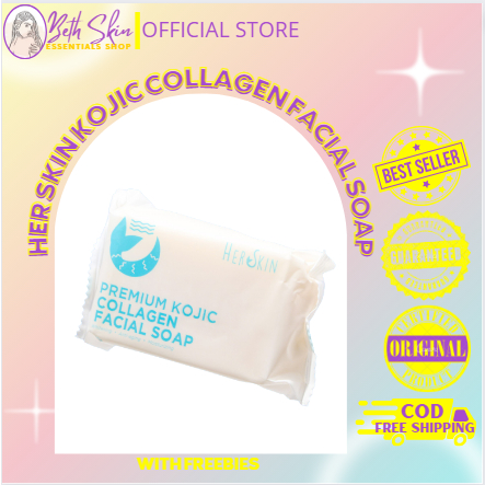 HER SKIN Premium Kojic Collagen Soap 135g | Shopee Philippines