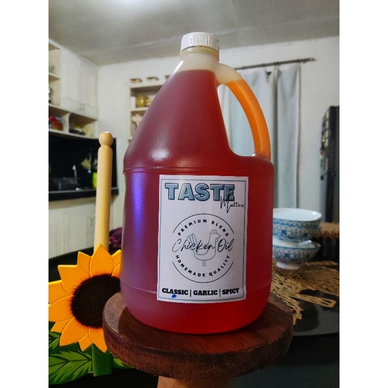 CHICKEN-OIL-INASAL-1GALLON | Shopee Philippines