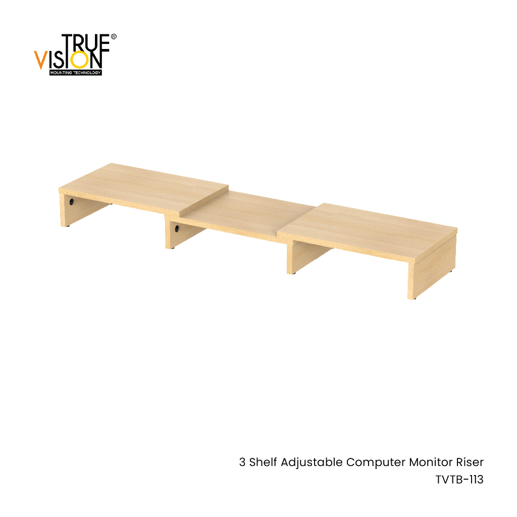 True Vision Shelf Adjustable Computer Monitor Riser TVTB-113 | Shopee ...