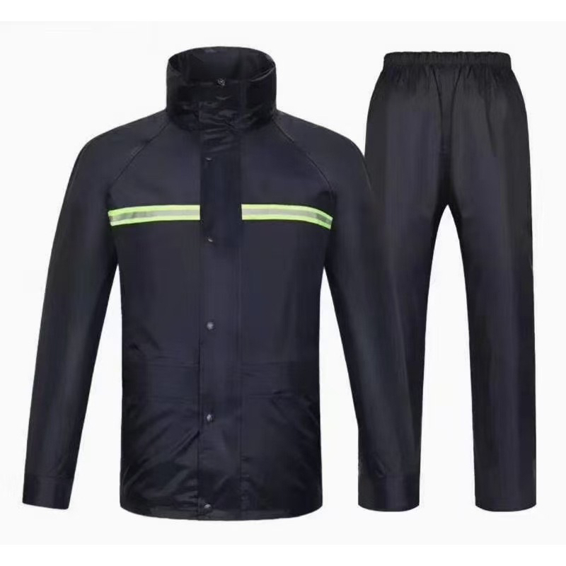 Waterproof Reflective Motorcycle Riot Gear Raincoat And Pants Kit ...