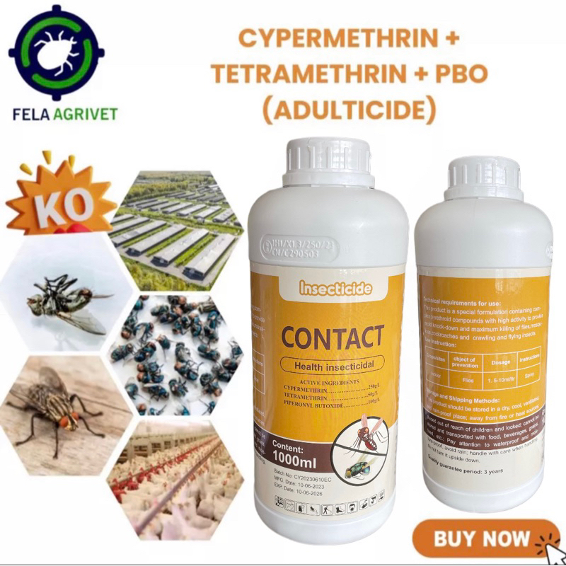 Cypermethrin + Tetramethrin + PBO EC (Adulticide) 1L | Shopee Philippines
