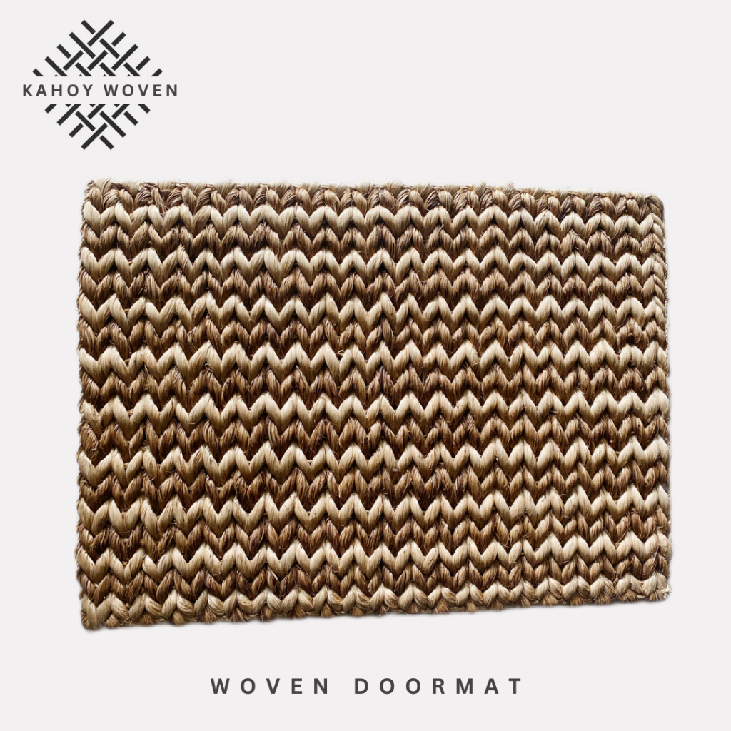 Abaca Doormat / Floor mats (plain/with design) | Shopee Philippines