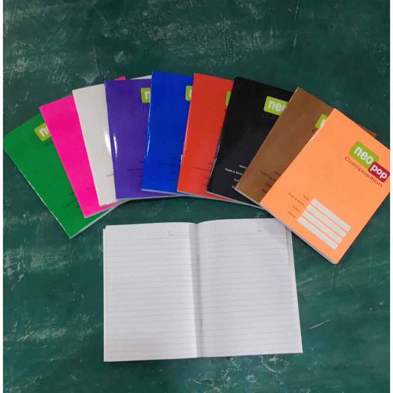 Composition & Writing notebook 10pcs Random design | Shopee Philippines
