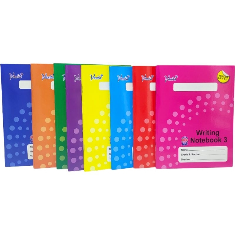 Vanda K12 Prescribed Writing Notebook for Grade 3- Bigger Size | Shopee ...