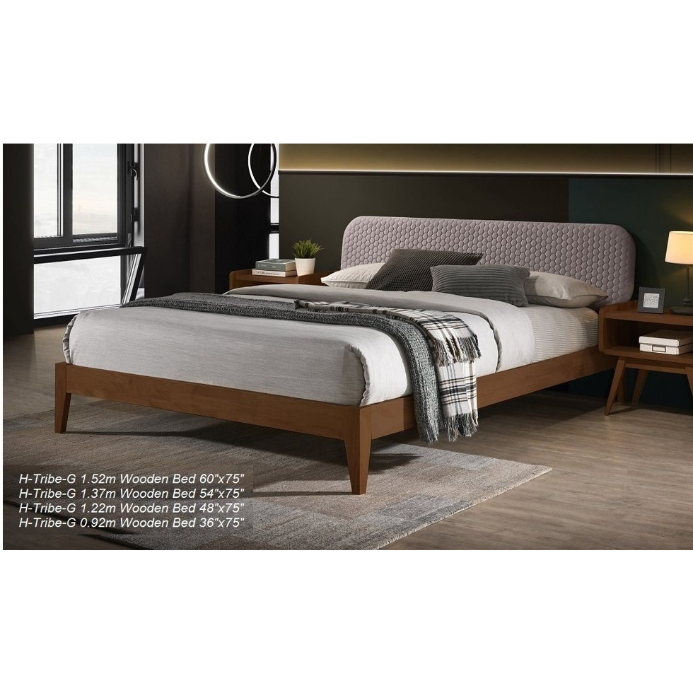 Single, Semi Double, Double and Queen size Tribe Padded Bed Frame ...