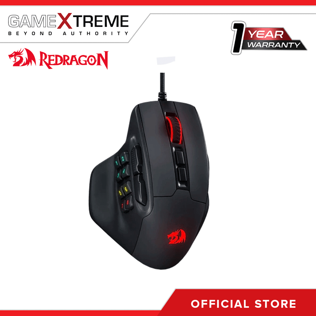 Redragon Aatrox RGB Wired Gaming Mouse Black (M811-RGB) | Shopee ...