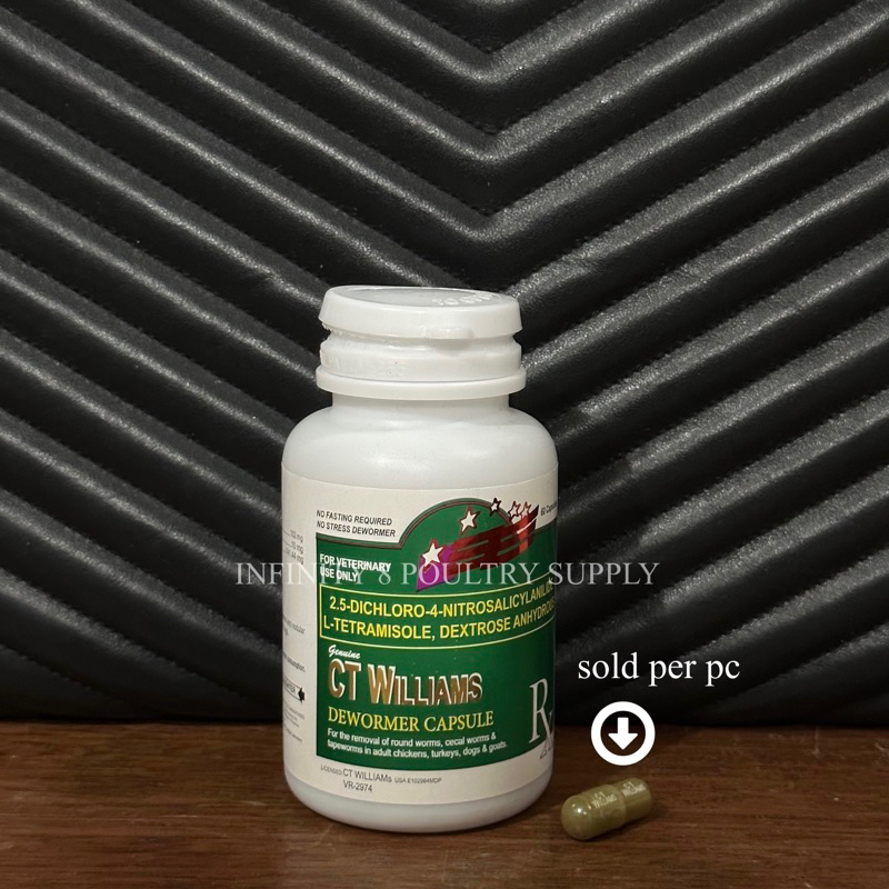 CT Williams Dewormer Capsule (sold per piece) | Shopee Philippines