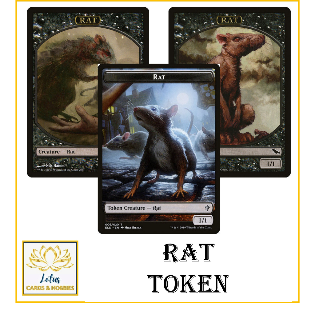 Magic the Gathering | Rat Token | Shopee Philippines