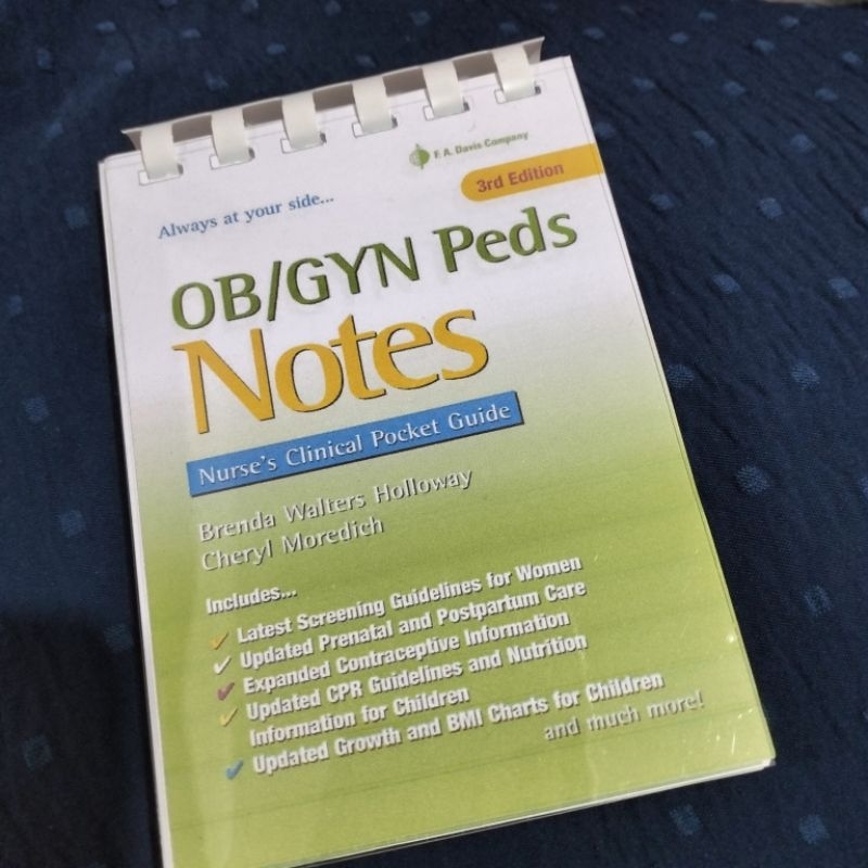 OB Gyn/ Peds notes- POcket Guide | Shopee Philippines
