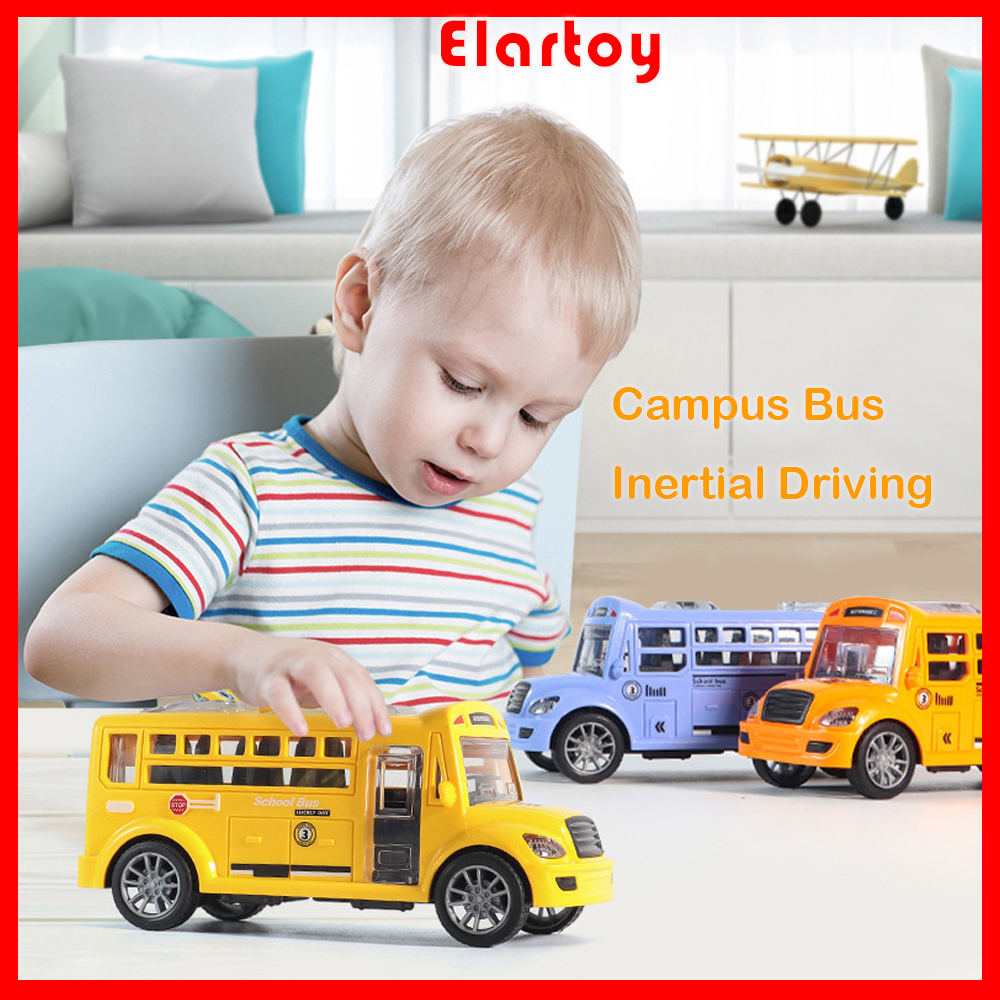 Toy Bus Car For Baby Car Toys For Boys Inertia Return Force Infant Toy ...