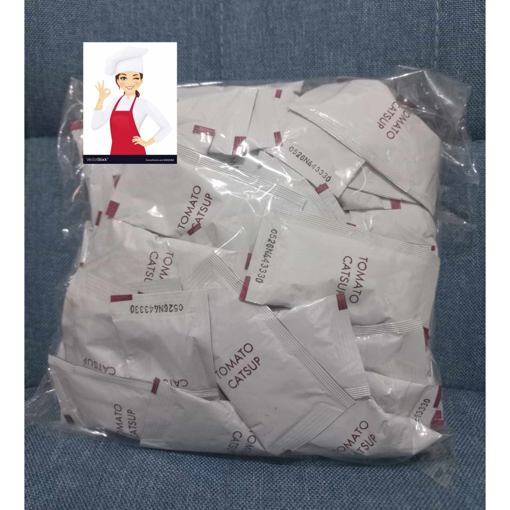 100 sachets Ketchup sachet Catsup (8 grams X 100 pieces) FAST DELIVERY ...