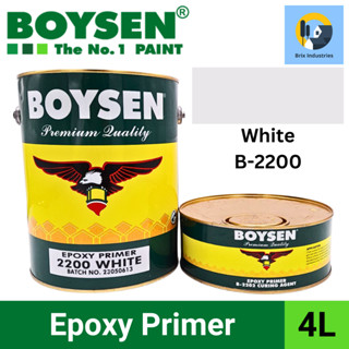 Boysen Epoxy Primer 4 Liters (Gallon) with Curing Agent 3 Colors ...