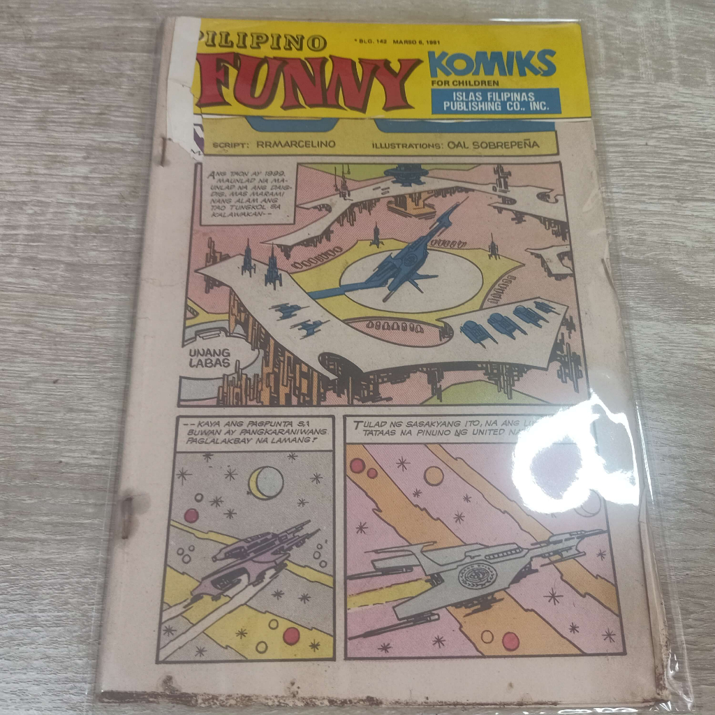 (COVERLeSS) - Funny #142 - Marso 6, 1981 (1st Rex Aguila - vintage rare ...