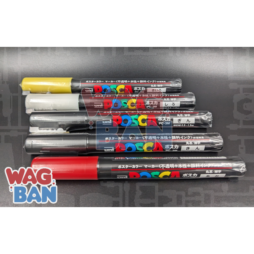 POSCA Markers Thin 0.9 - 1.3mm - Uni Mitsubishi Pencil - Paint Markers ...