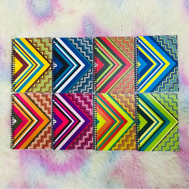 Impress One Color Mix Spiral Notebook (80 leaves) RANDOM COLOR | Shopee ...