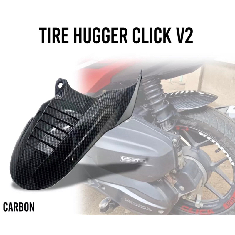 Tire hugger Honda Click 125/150 Rear Tire Hugger Mud Guard for Game ...