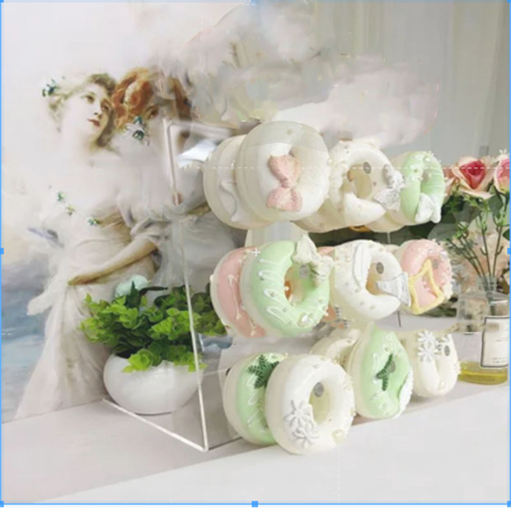 customized acrylic donut wall stand donut holder | Shopee Philippines