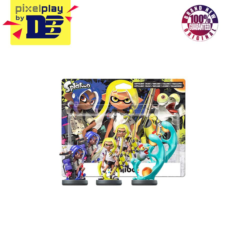 Nintendo Amiibo Splatoon 3 Series Triple Pack (Inkling Yellow / Octoling Blue / Smallfry) (EU ...