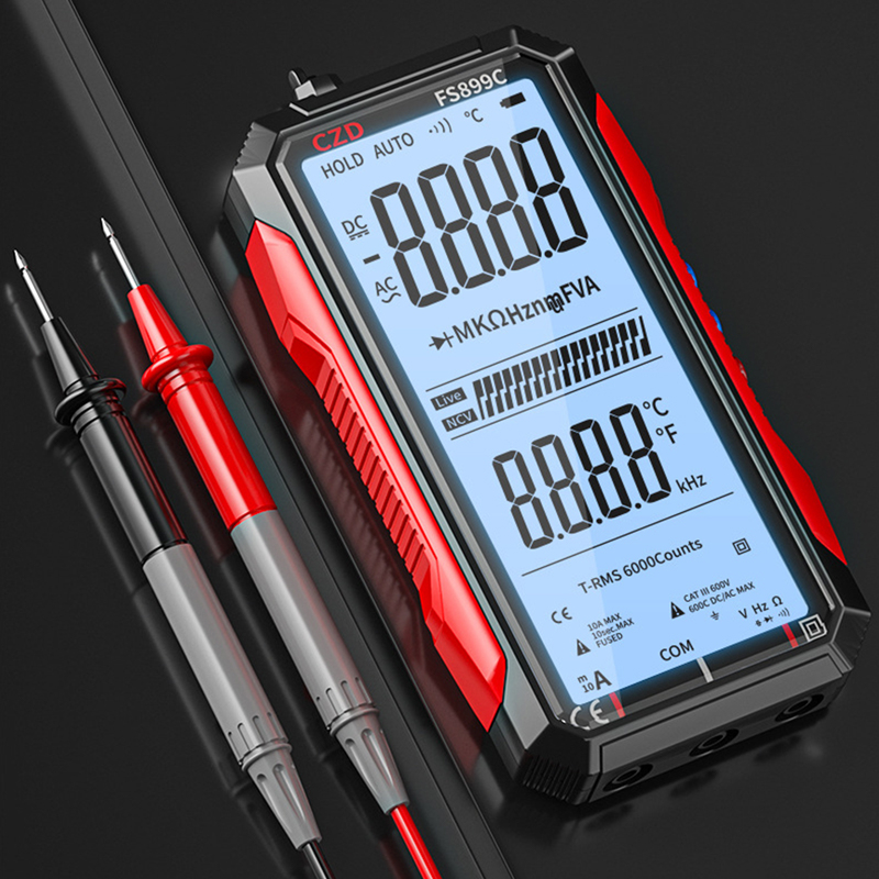 Voltage Multimeter CZD-FS899C Digital Auto AC/DC Current Frequency ...