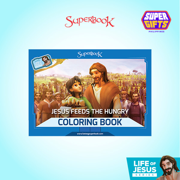 Superbook® Jesus Feeds the Hungry Coloring Book | Shopee Philippines