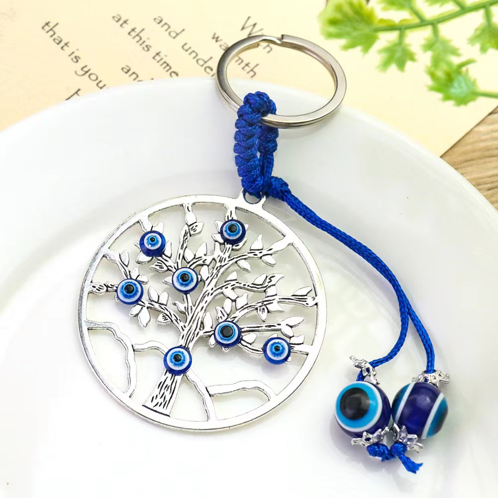 Evil Eye Keychain /blue Evil Eye Protection/good luck charm/bag/key ...