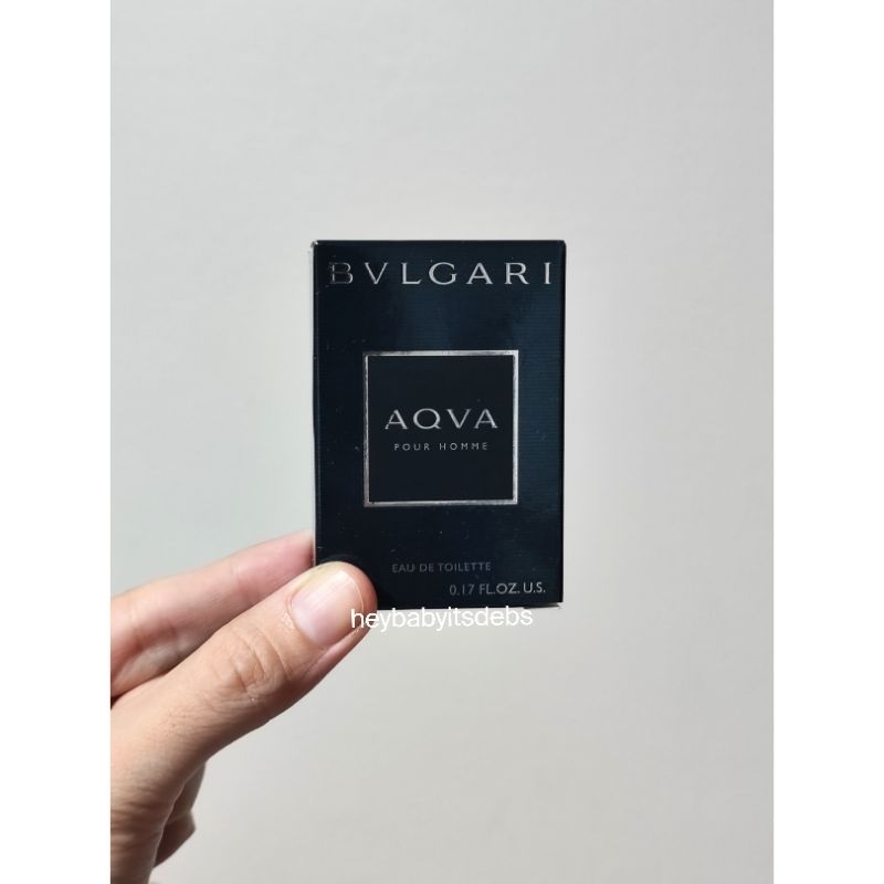 Authentic Bvl gari Men Pour Homme / Blv / Man Wood Essence 5ml Mini ...