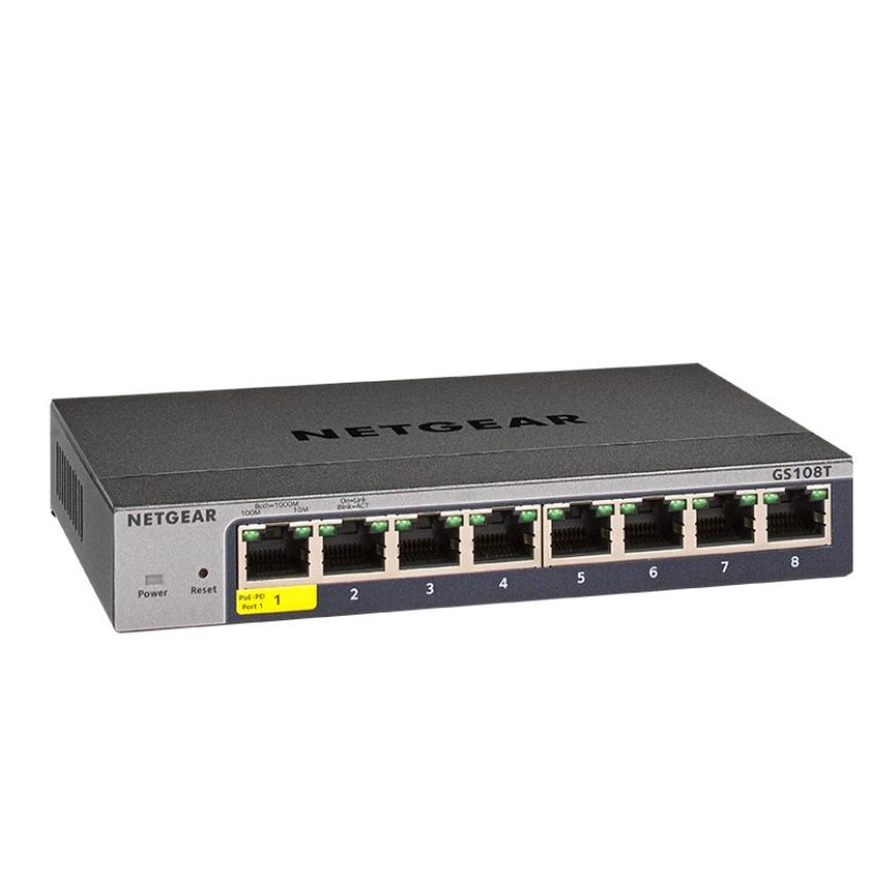 NETGEAR GS108T-300PES 8PORT GE SMART MANAGED PRO SWITCH | Shopee ...