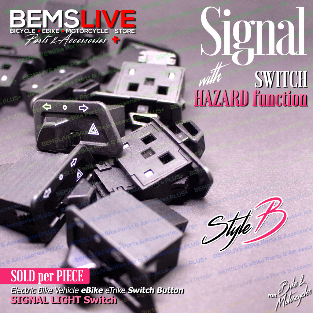 Signal Light Switch for Models of eBike Electric Scooter Motorcycle ...