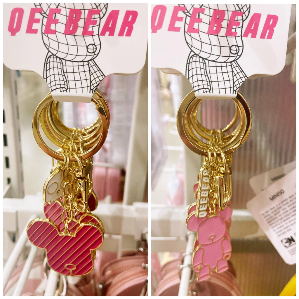 ️ QEE BEAR KEYCHAIN | BAG CHARM ️by Miniso | Shopee Philippines