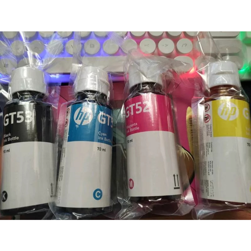 HP INK GT52/ HP GT53 Ink (BK C Y M) | Shopee Philippines