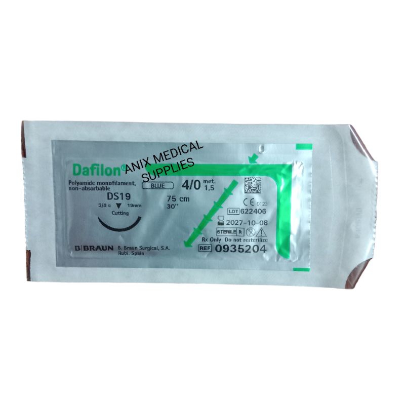 B Braun Dafilon Sutures 4-0 Cutting- 1 Piece | Shopee Philippines