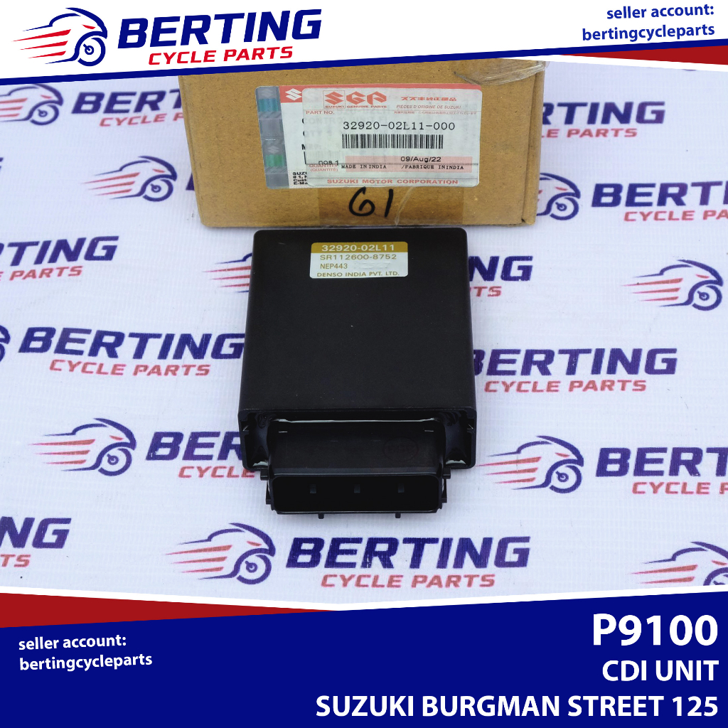 SGP ECU ENGINE CONTROL UNIT Suzuki Burgman Street 125 V1 Genuine 32920 ...
