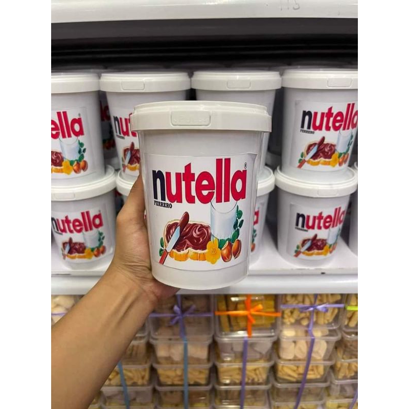 Nutella Bucket 1kl (market return) | Shopee Philippines