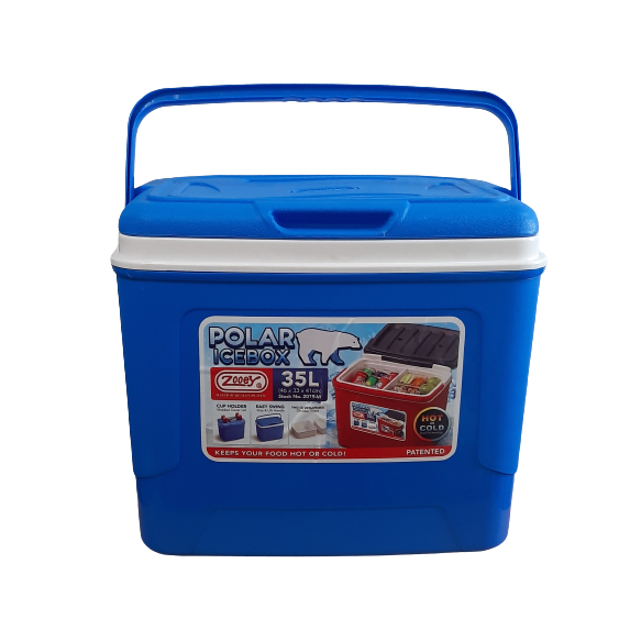 Ice Box Cooler Zooey 35 Liters With Free Tray Heavy Duty | Shopee ...