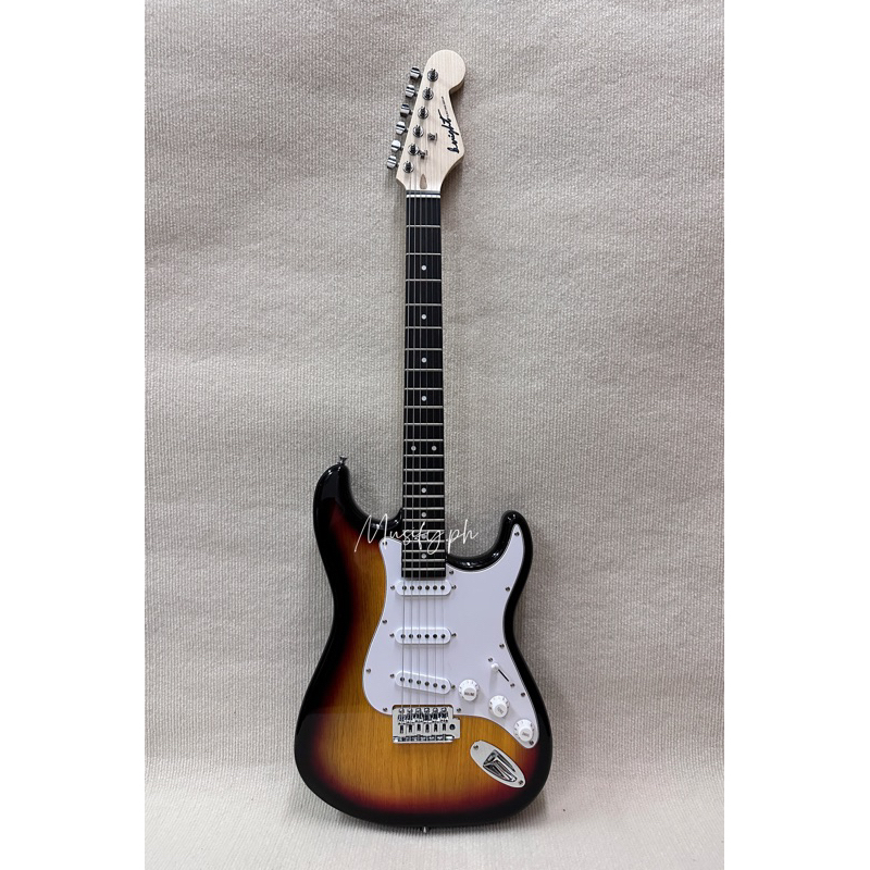 Knight Stratocaster Electric Guitar Free Setup Included With Free Bag ...
