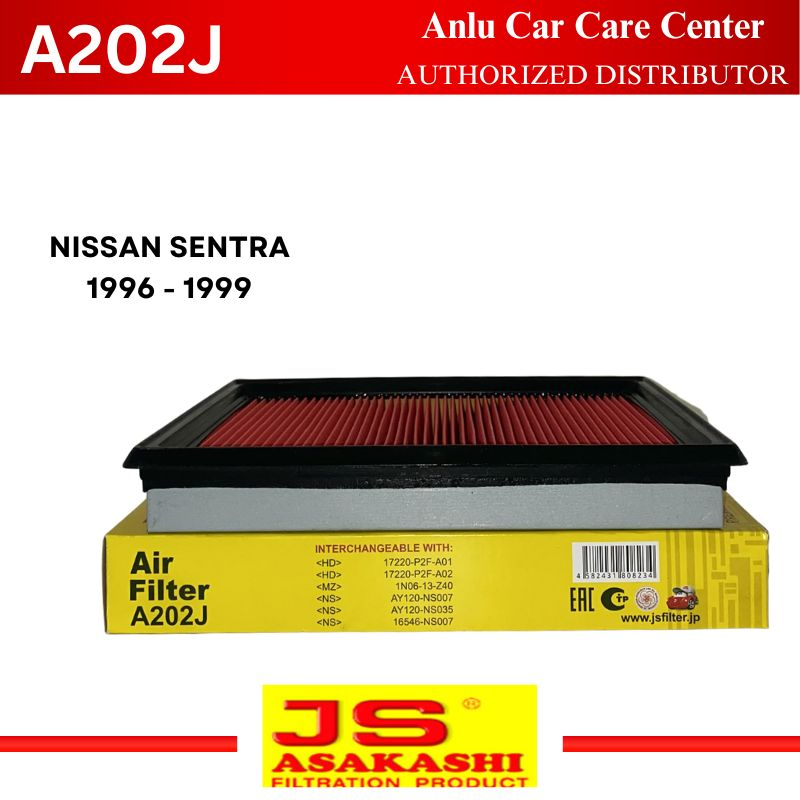 JS ASAKASHI Air Filter for Nissan Sentra 1996-1999 (A202J) | Shopee ...